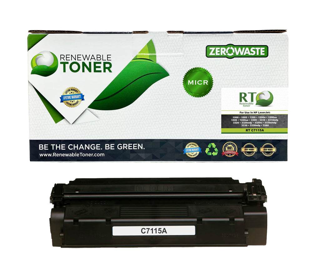 HP 15A / C7115A MICR Toner | Renewable Toner
