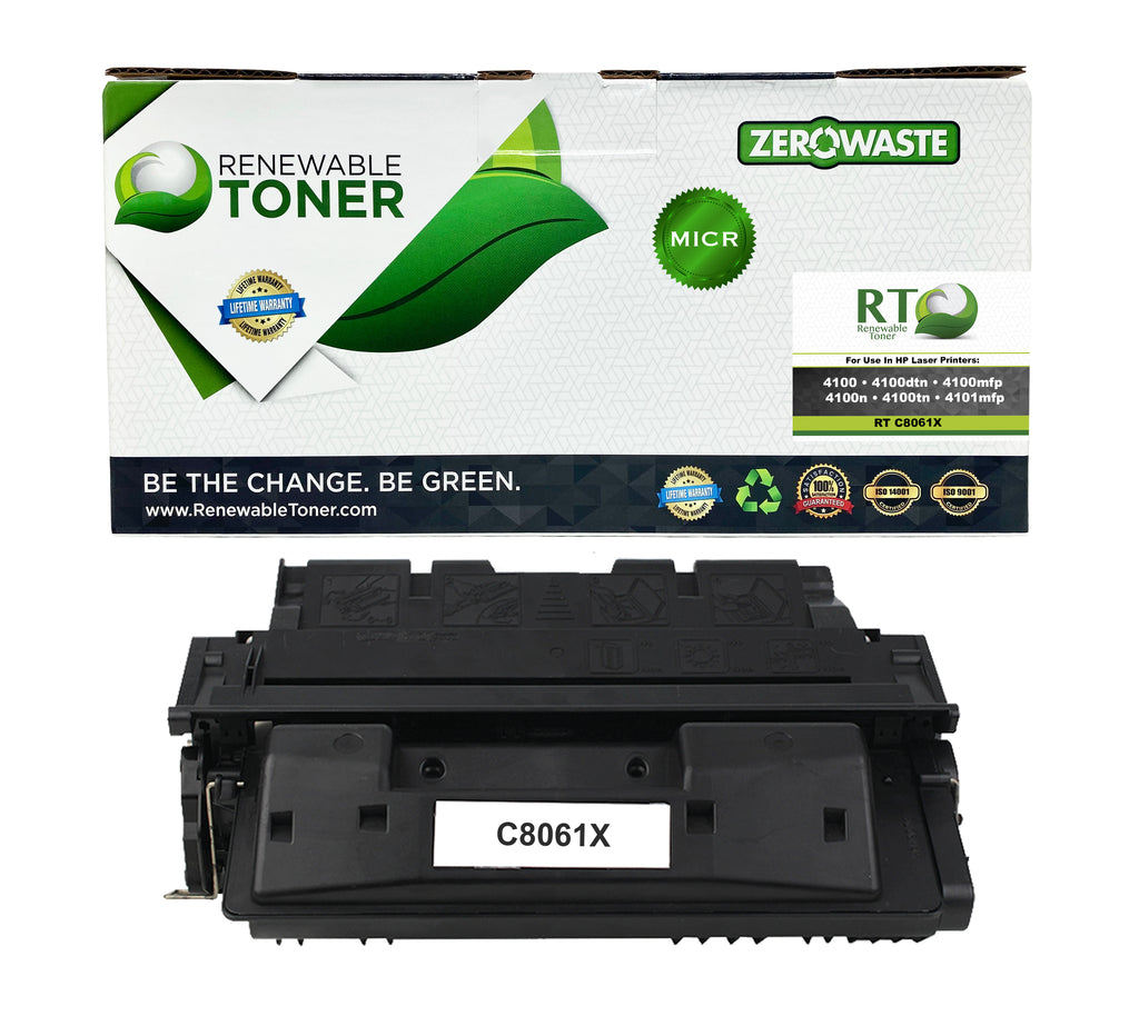 HP 61X/ C8061X MICR Cartridge | Renewable Toner