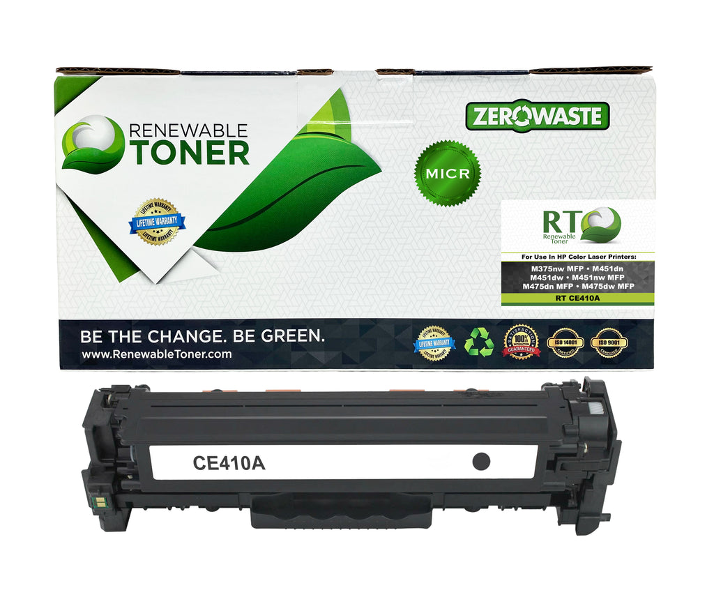 RT Compatible HP CE410A MICR Cartridge | Renewable Toner