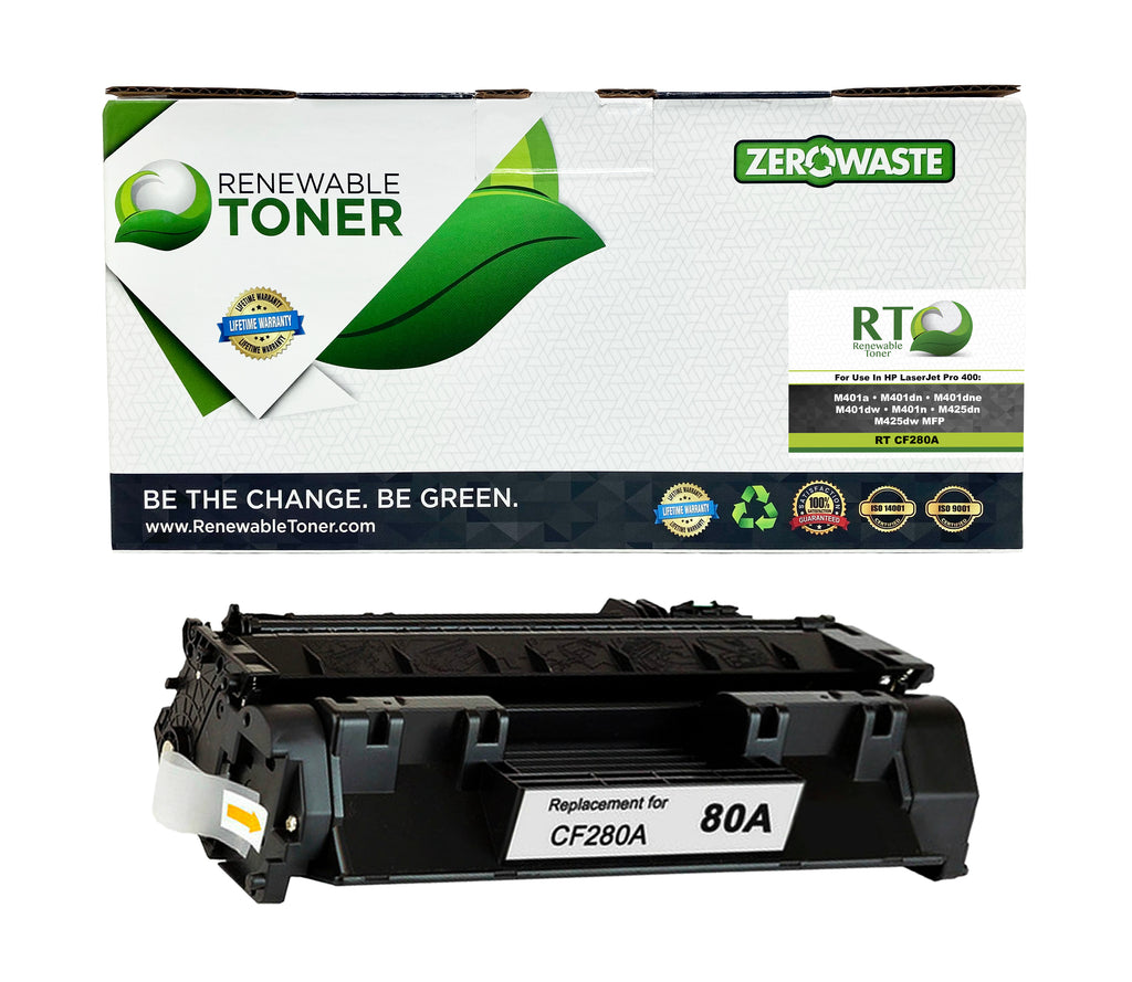 HP 80A/ CF280A Cartridge | Renewable Toner