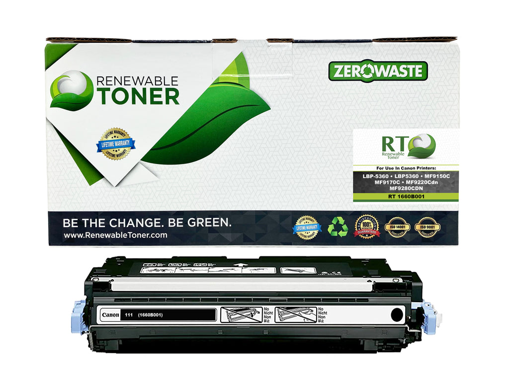 RT Compatible Canon CRG-111 (Black) | Renewable Toner