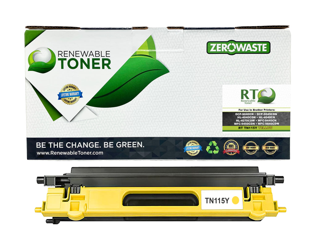 Brother TN115Y Yellow Toner | Renewable Toner